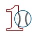 First Birthday Number 1 Baseball Design Machine Embroidery Digitized ...