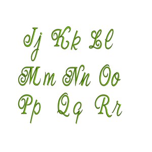 Machine Embroidery Font Instant Download Bohemian Font Script upper ...