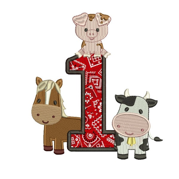 Farm Applique - Etsy
