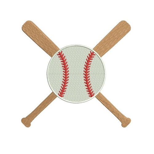 Baseball Machine Embroidery Design - Etsy