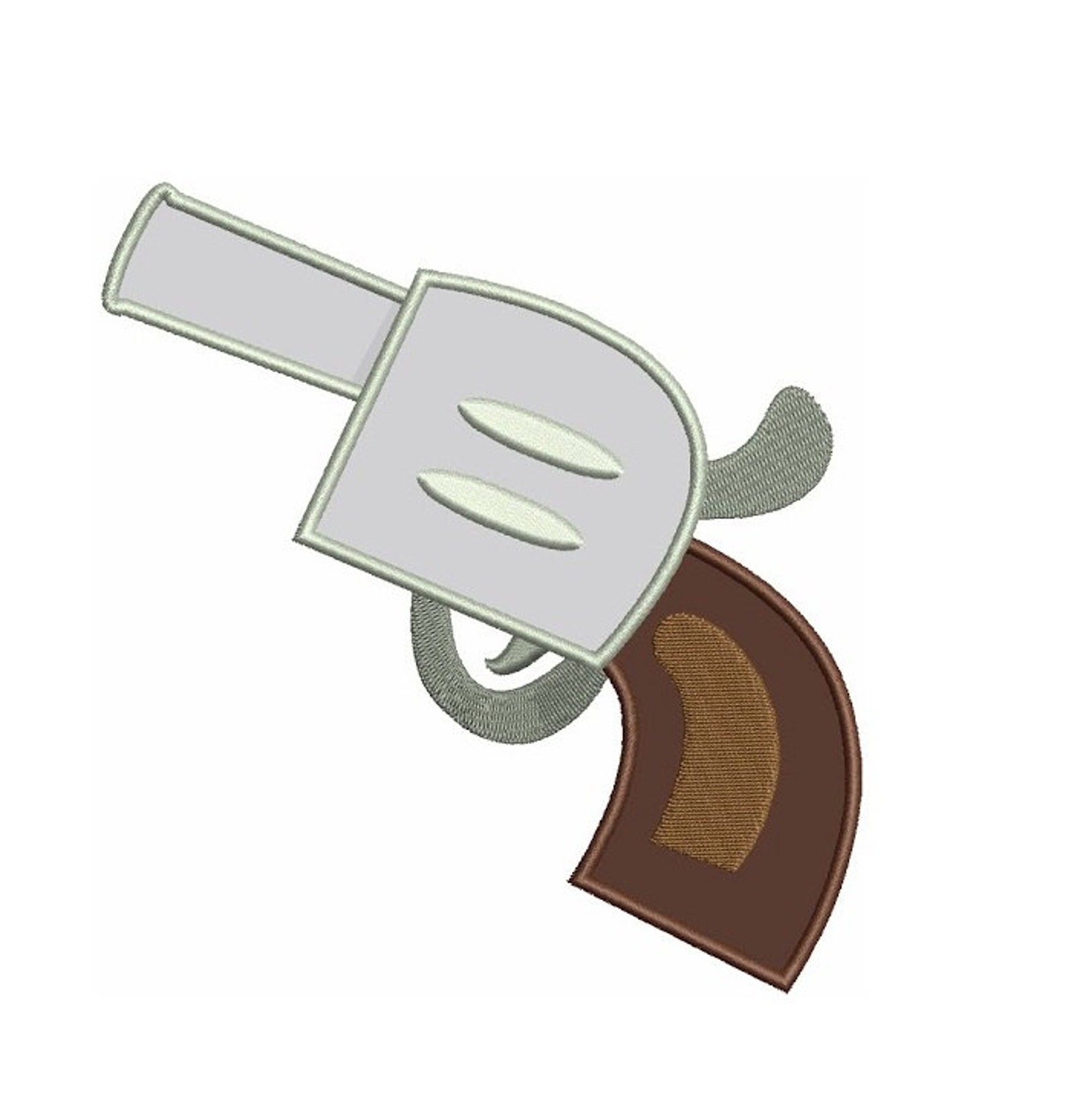 Gun pistol Machine Embroidery Applique Digitized Design - Etsy