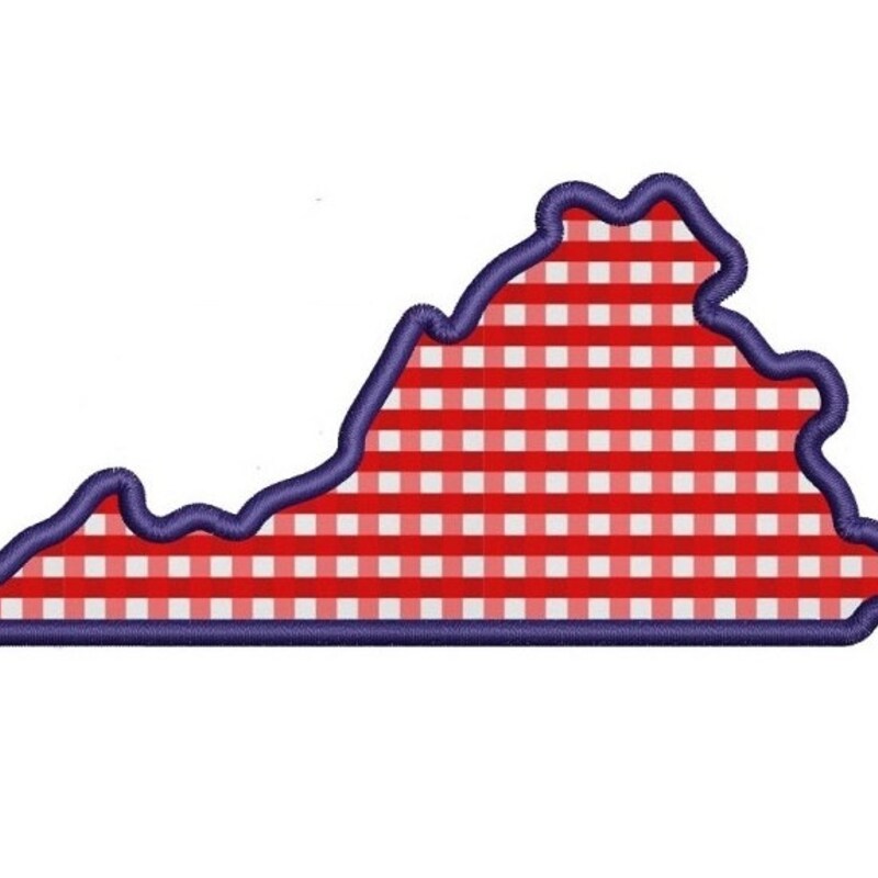State Applique - Etsy