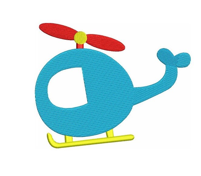 Helicopter Machine Embroidery Design Filled Pattern Instant Download - Etsy
