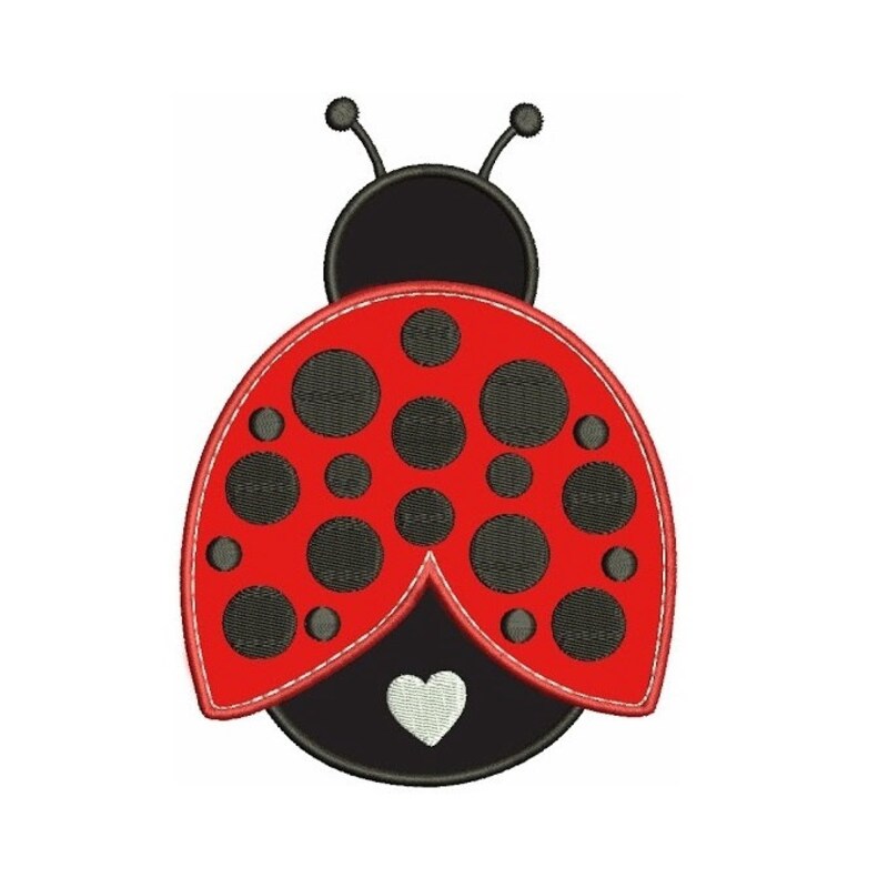 Ladybug Applique - Etsy