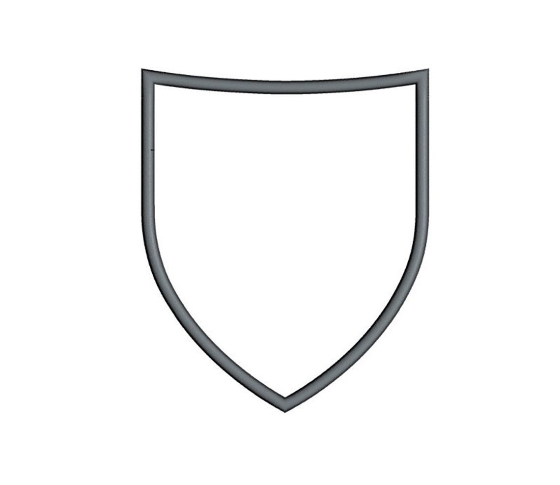 Shield Applique Machine Embroidery Digitized Design Pattern - Instant ...
