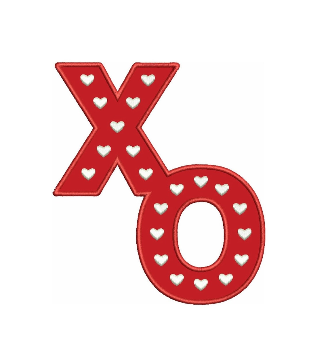 Instant Download Applique X/O Hugs and Kisses Machine - Etsy