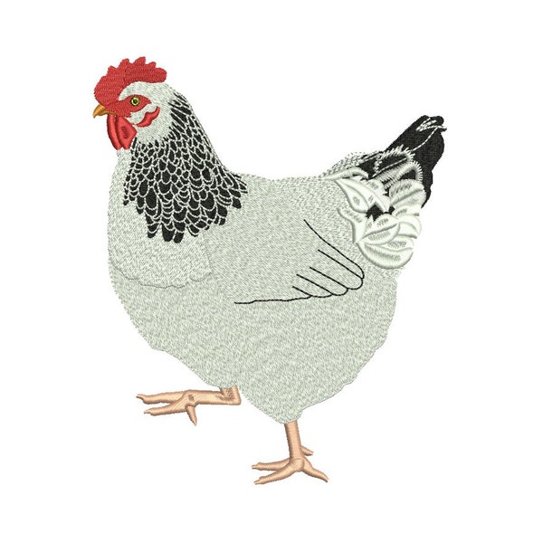 Hen Embroidery - Etsy
