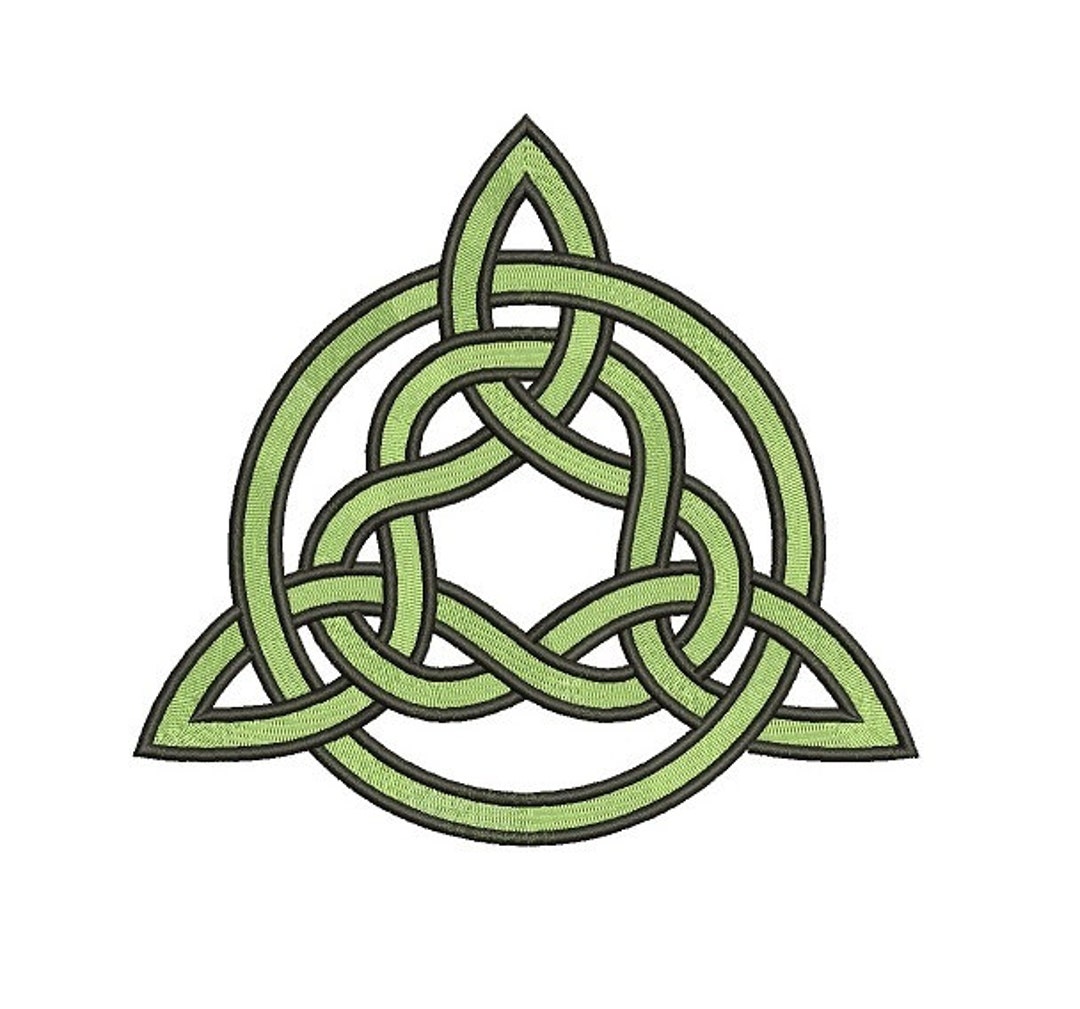 Celtic Knot Irish St Patrick's Day- Machine Digitized Design Filled ...