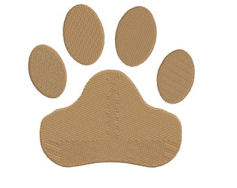 Paw Print Embroidery Design Download 4x4 Hoop Size - Etsy