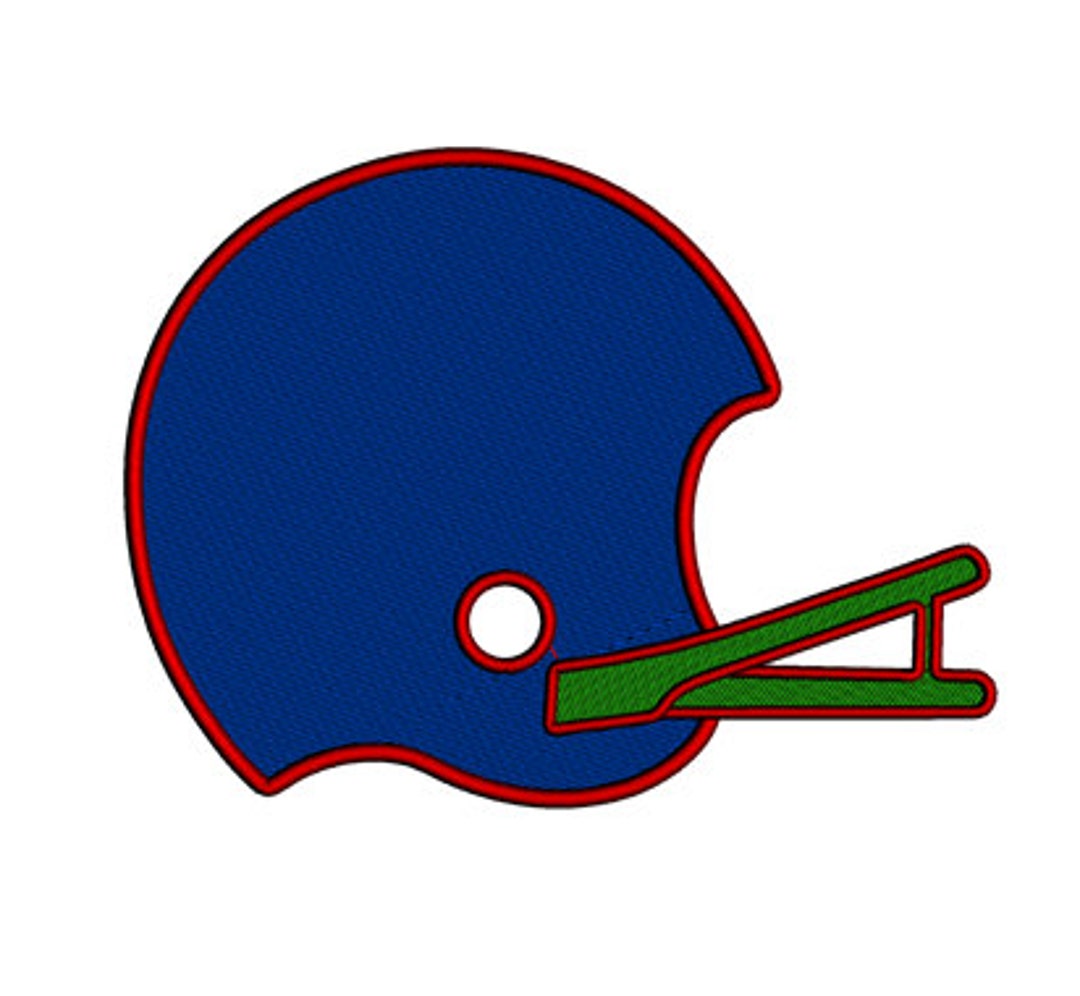 Football Helmet Embroidery Design Filled – Sport Machine Pattern ...
