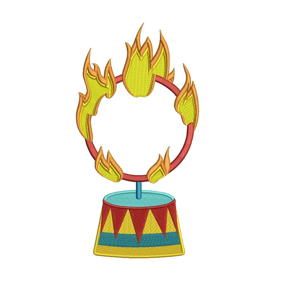 Circus Ring Of Fire Clipart