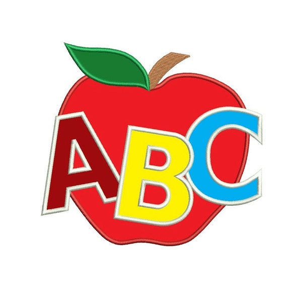 Apple Applique - Etsy