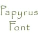 Papyrus Satin Script Digitized Machine Embroidery Font Upper and Lower ...
