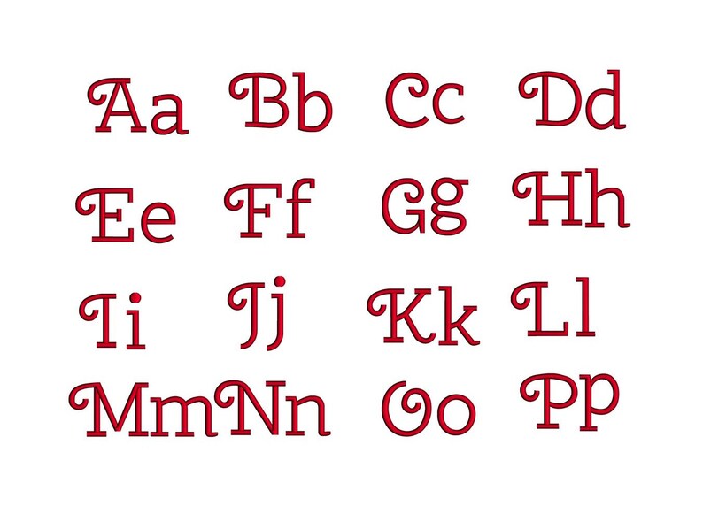 Cherry Swash Script Digitized Machine Embroidery Font Upper - Etsy