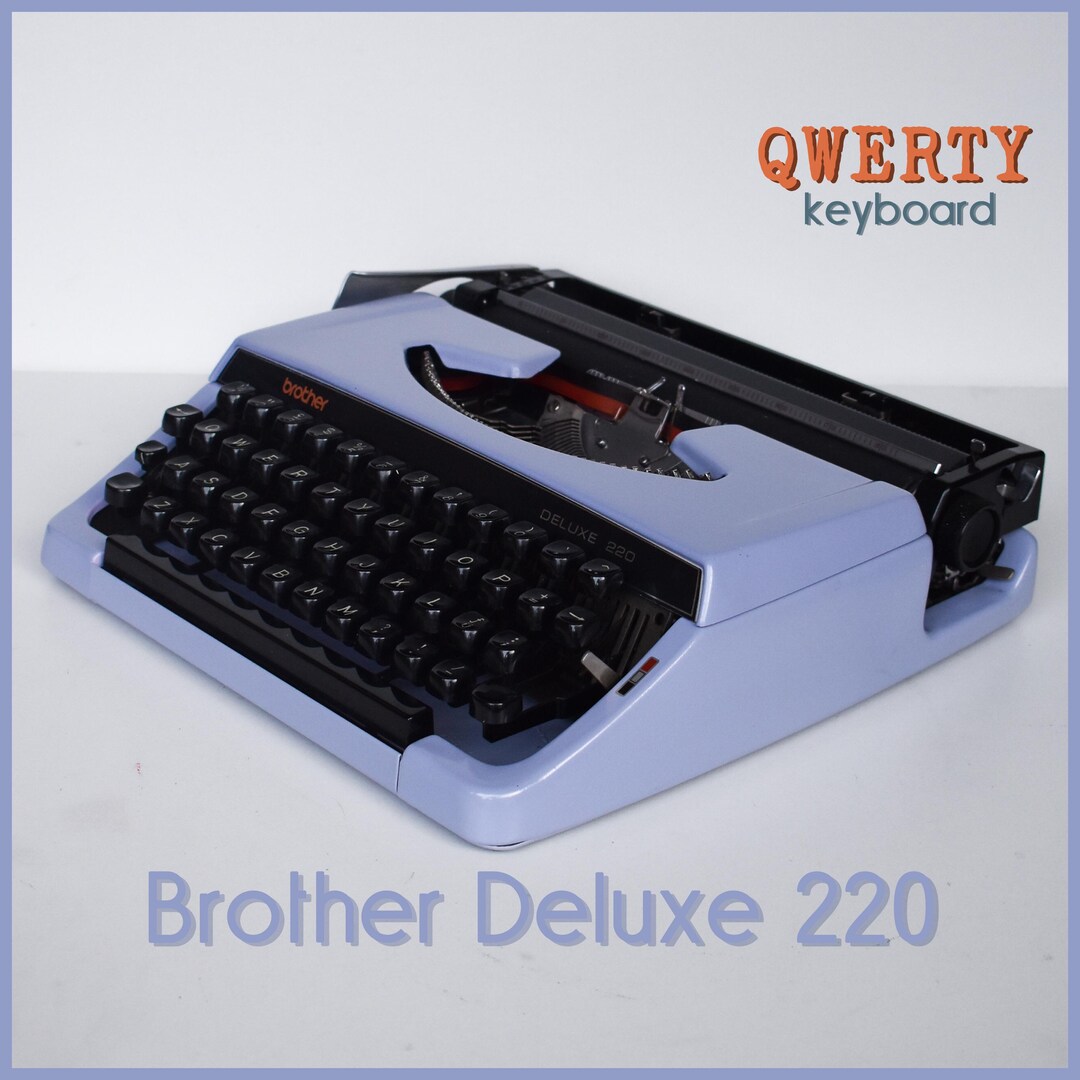 Professionally Serviced - Lavender Brother 220 Typewriter - Working ...