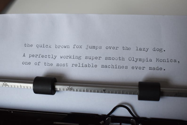 CUSTOM COLORS AVAILABLE - Customizable Olympia Monica Typewriter ...