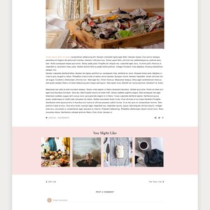 Grid Layout for Blogspot or Blogger Blog Template - DARLING - Etsy