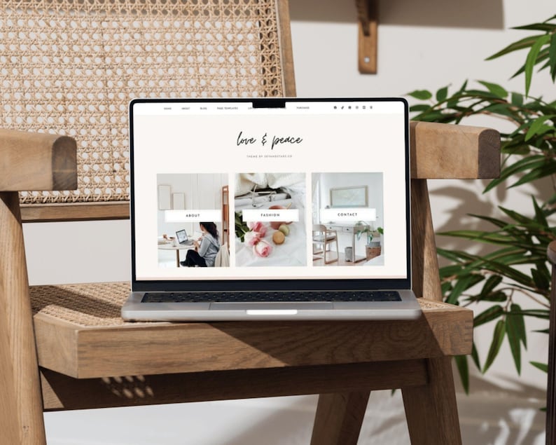 Wordpress Blog Theme | Feminine Website Blog | Minimal Wordpress Theme ...
