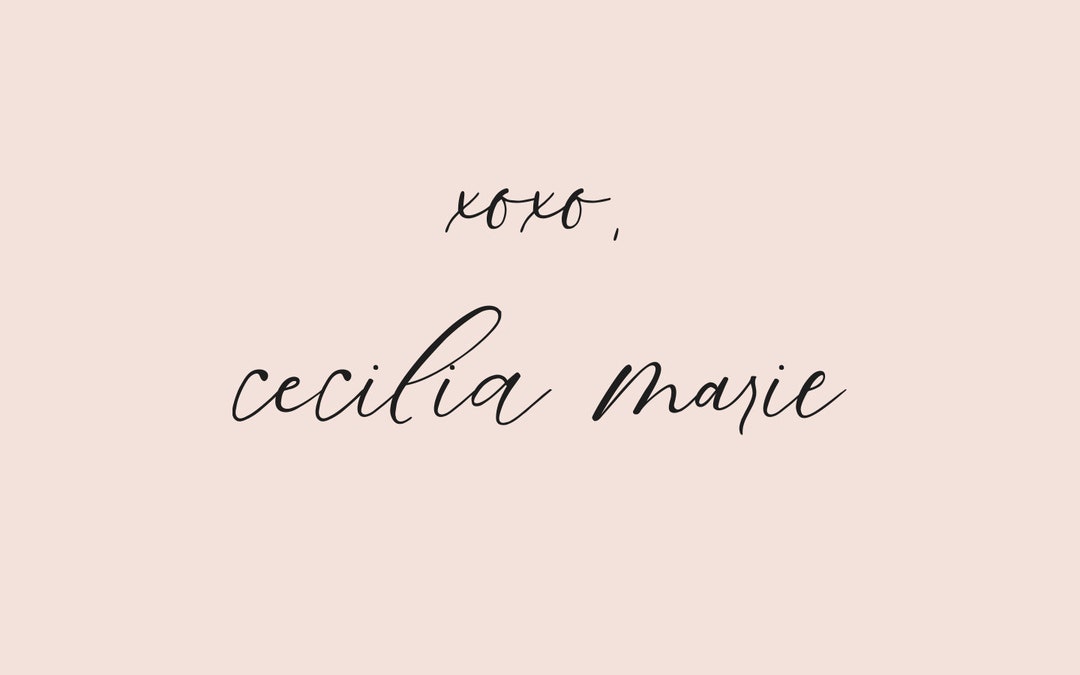 Blog Signature, Post Signature, Email Signature, Handwritten Logo ...