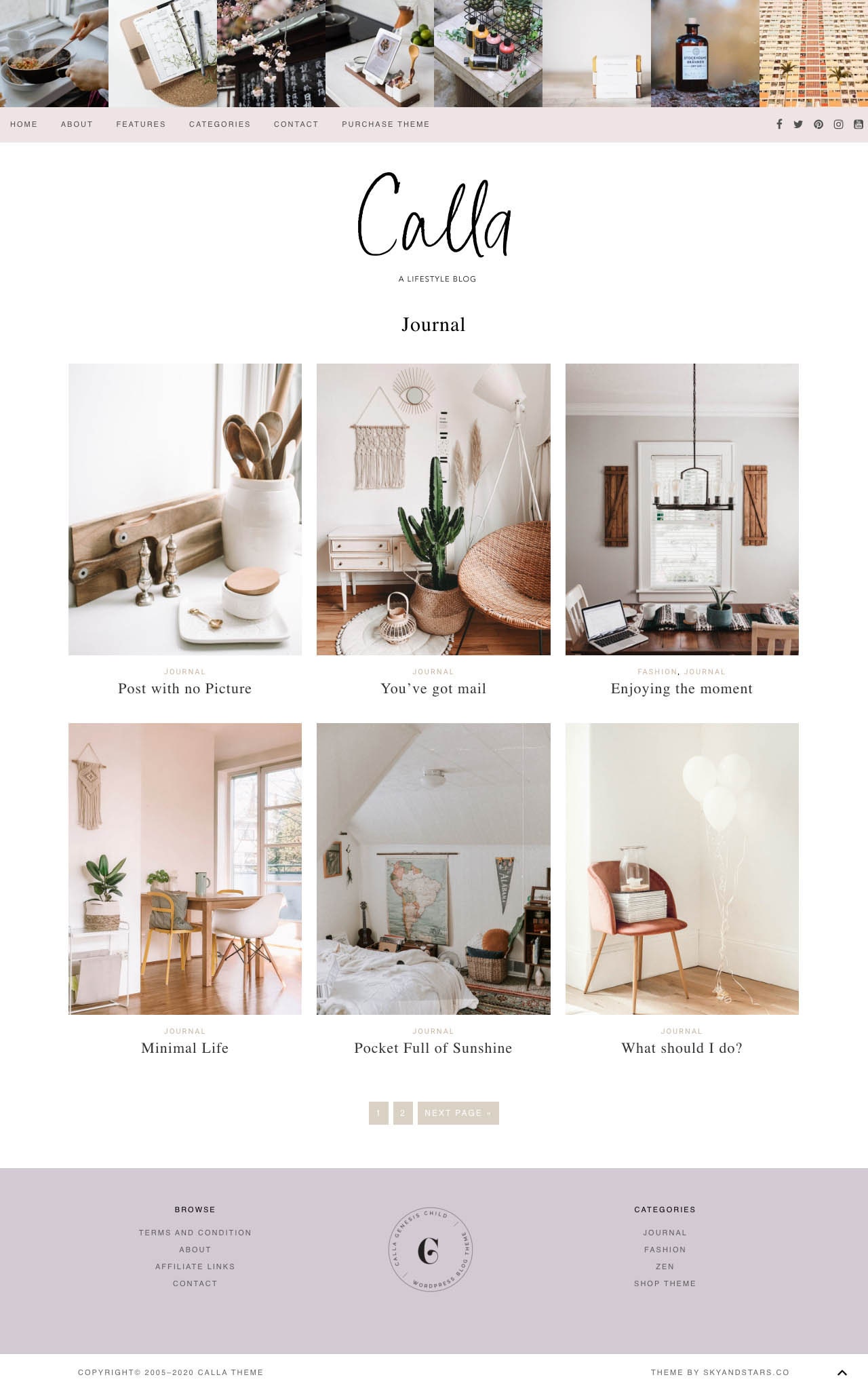 Pastel Feminine Wordpress Theme - Pink Wordpress Template - Genesis ...