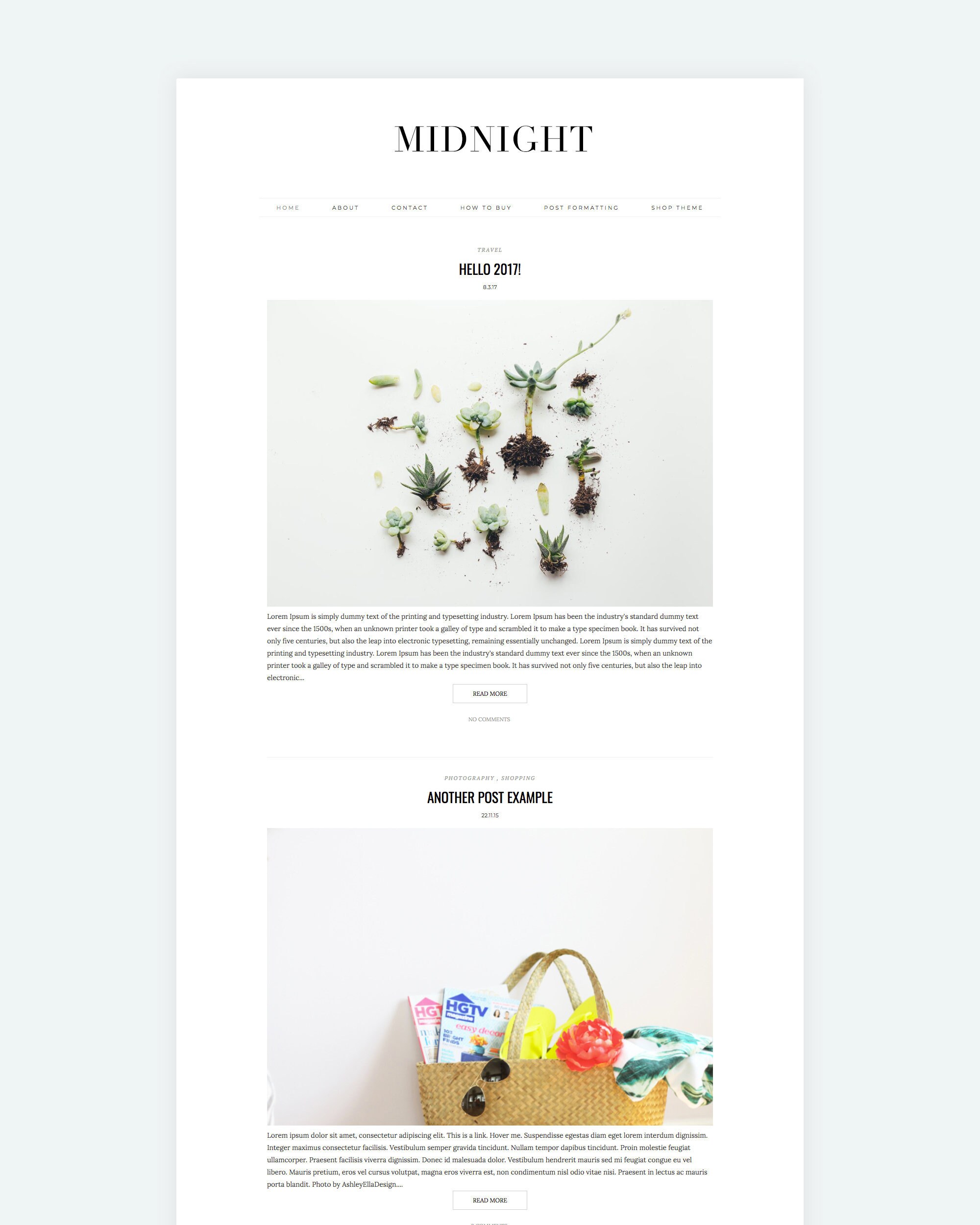 Responsive Premade Blogger Template Clean Blog Design - Etsy