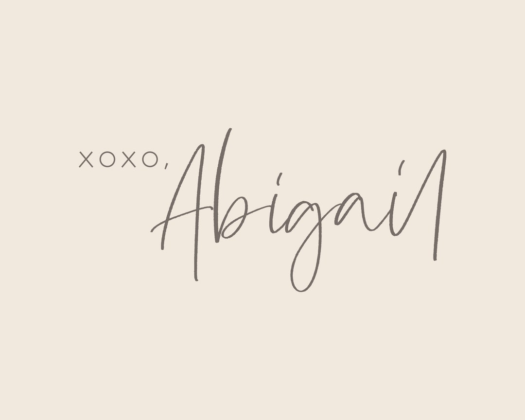 Blog Signature, Post Signature, Email Signature, Handwritten Logo ...