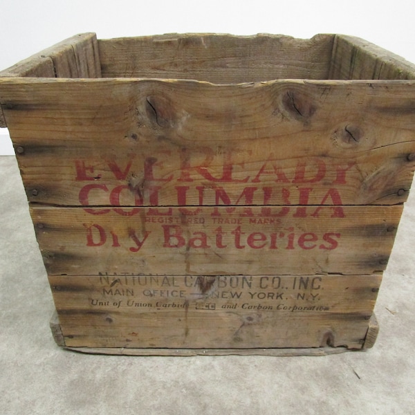 Antique Battery Box - Etsy