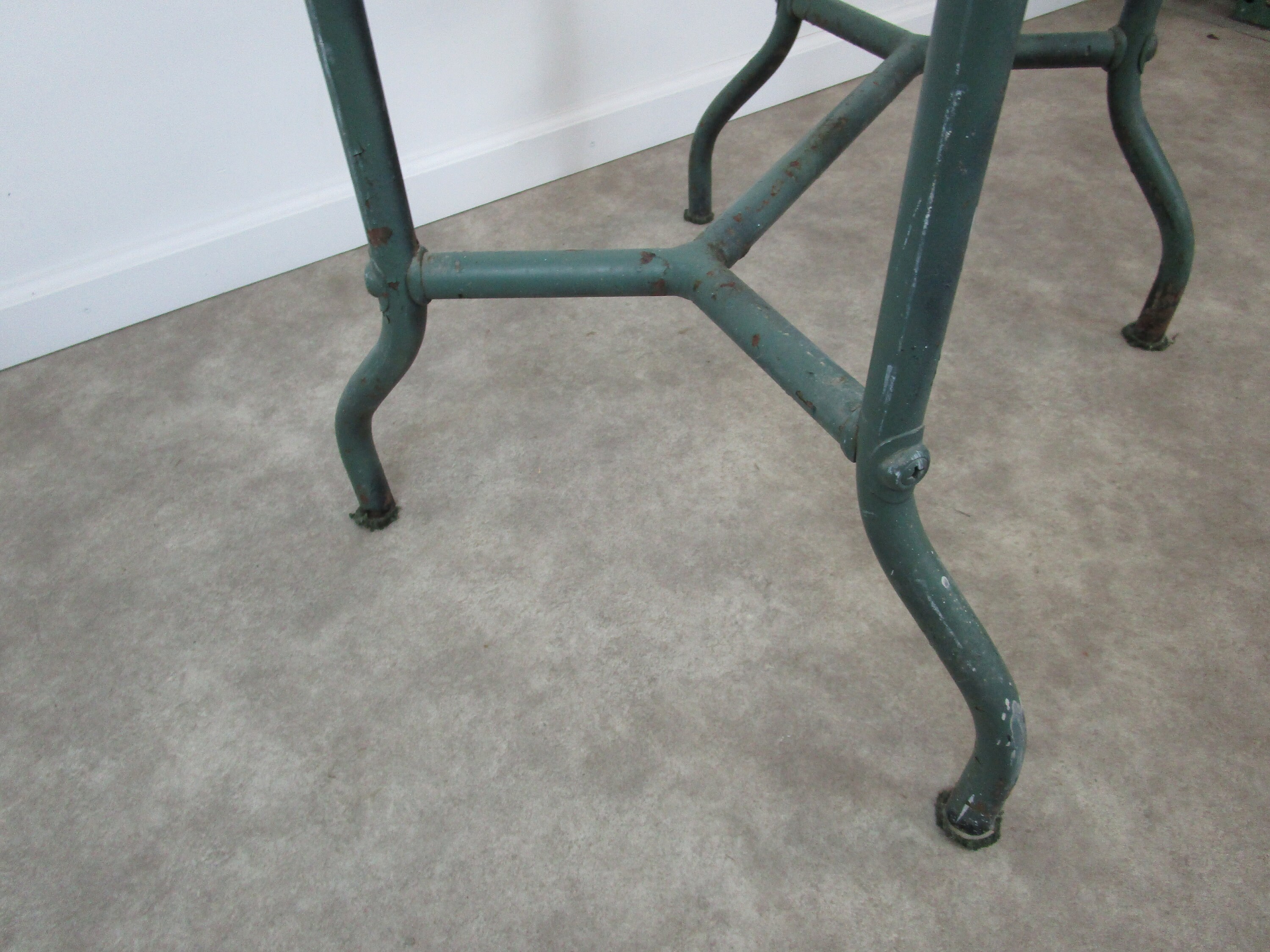 Vintage Industrial Metal Work Stand Table Machine Base | Etsy