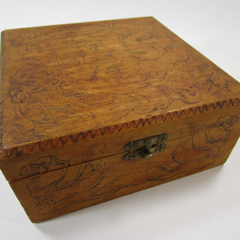 Pyrography Box - Etsy