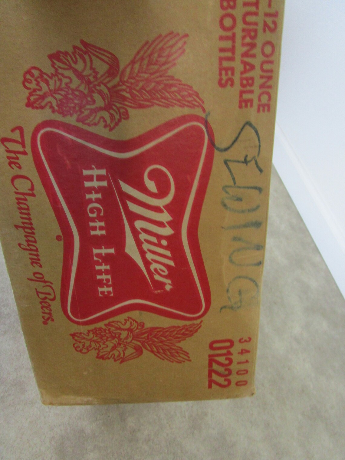 Vintage Miller High Life Cardboard Beer Shipping Box Retro | Etsy