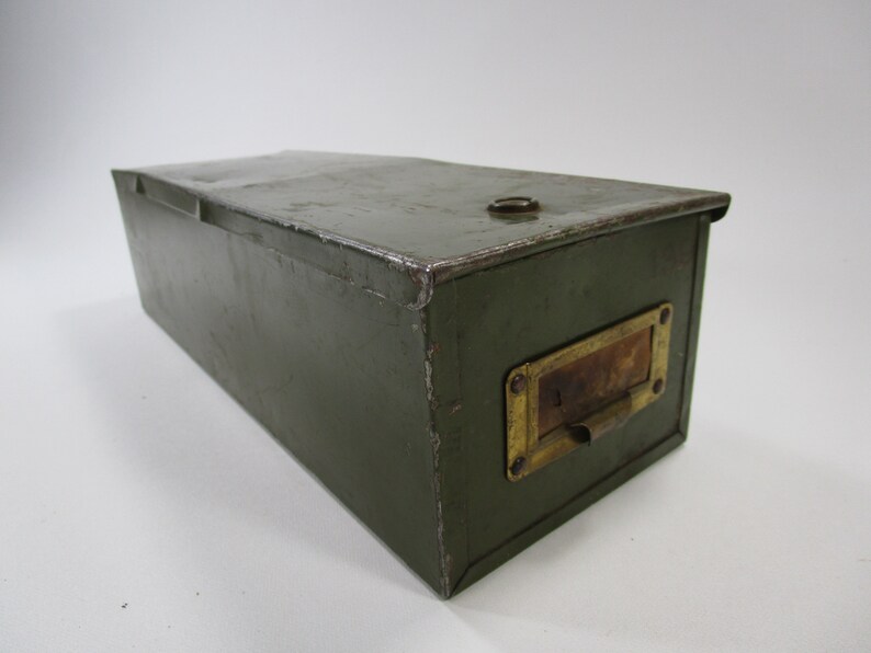 Antique Bank Safe Deposit Box - Etsy