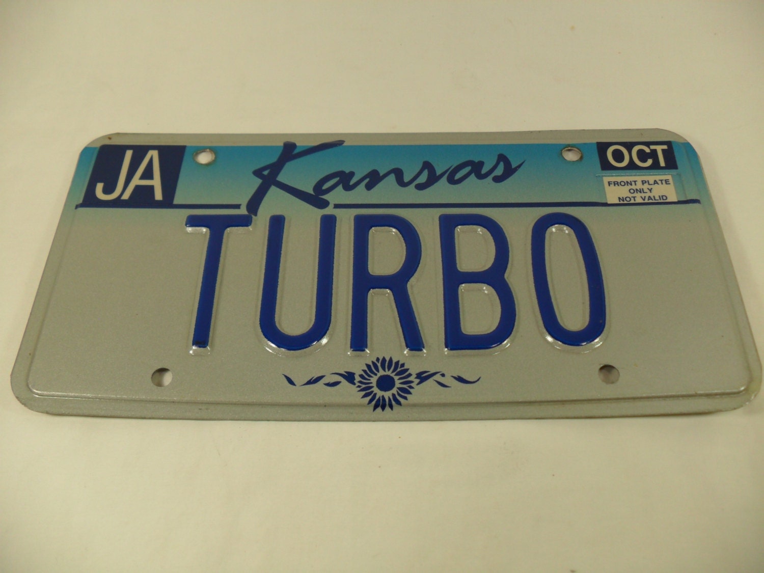 Vintage Turbo Vanity Personalized License Plate CLEAN Tag - Etsy