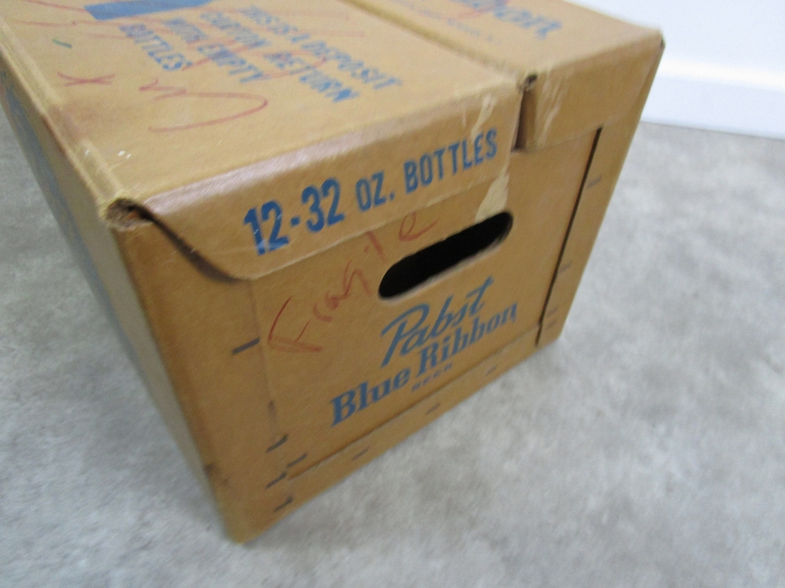 Vintage Pabst Blue Ribbon Carton/box - Etsy