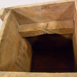 Vintage Buffalo Meter Company Wood Shipping Crate Box Steampunk New ...