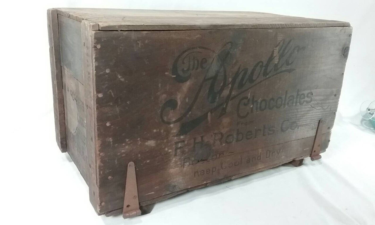 RARE Vintage the Apollo Chocolates Wood Shipping Crate Box Fr | Etsy