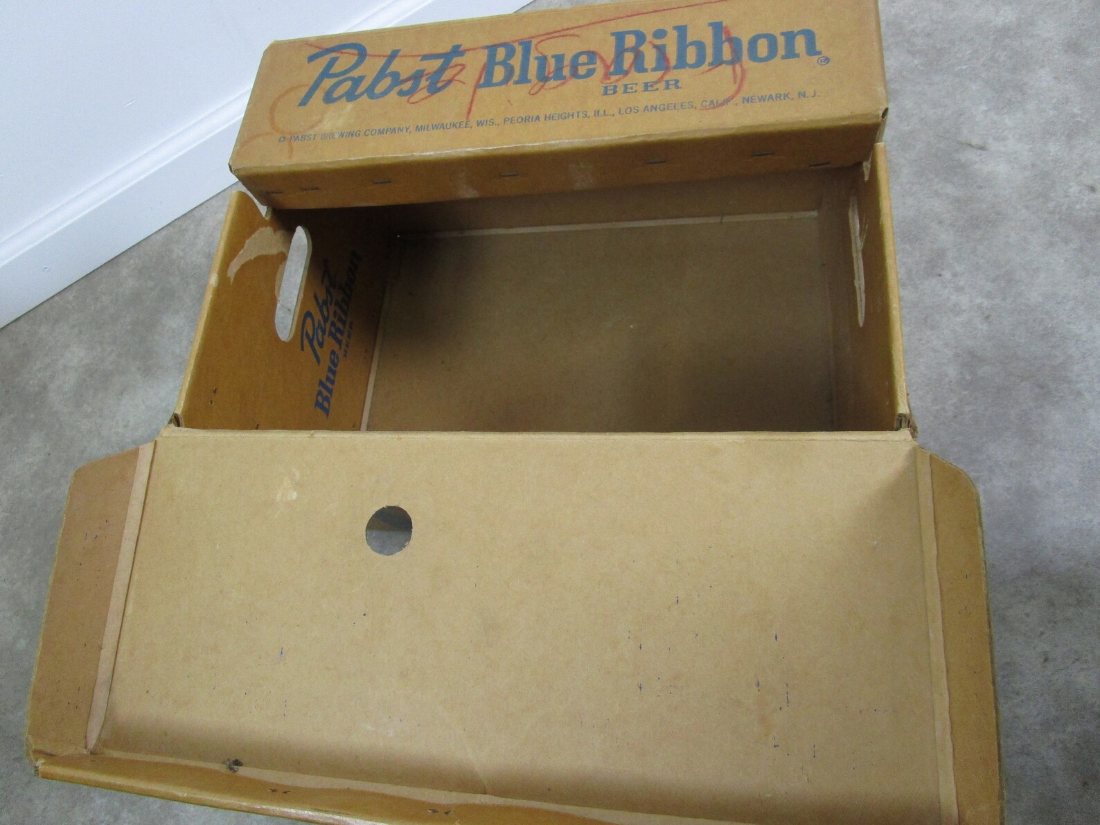 Vintage Pabst Blue Ribbon Carton/box - Etsy