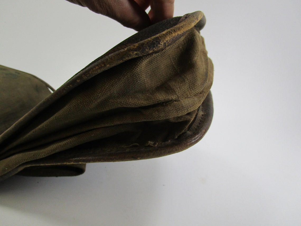 Vintage Leather Pouch Satchel - Etsy