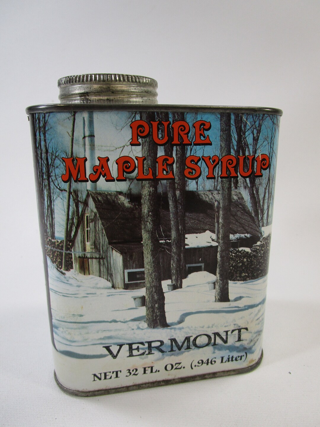 Vintage Vermont Maple Syrup Advertising Tin - Etsy