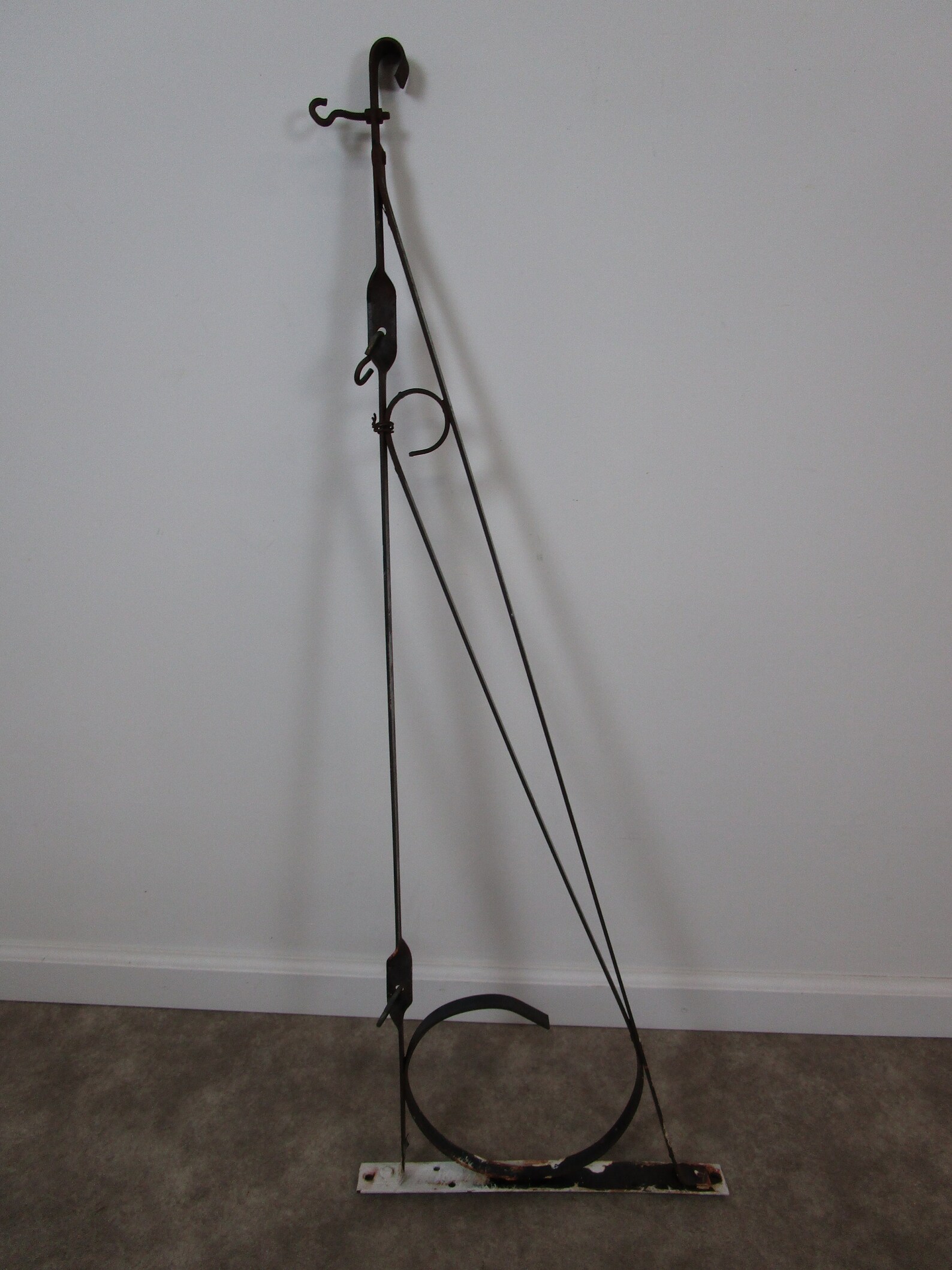 Vintage Wrought Iron Double Sided Sign Bracket 42 - Etsy