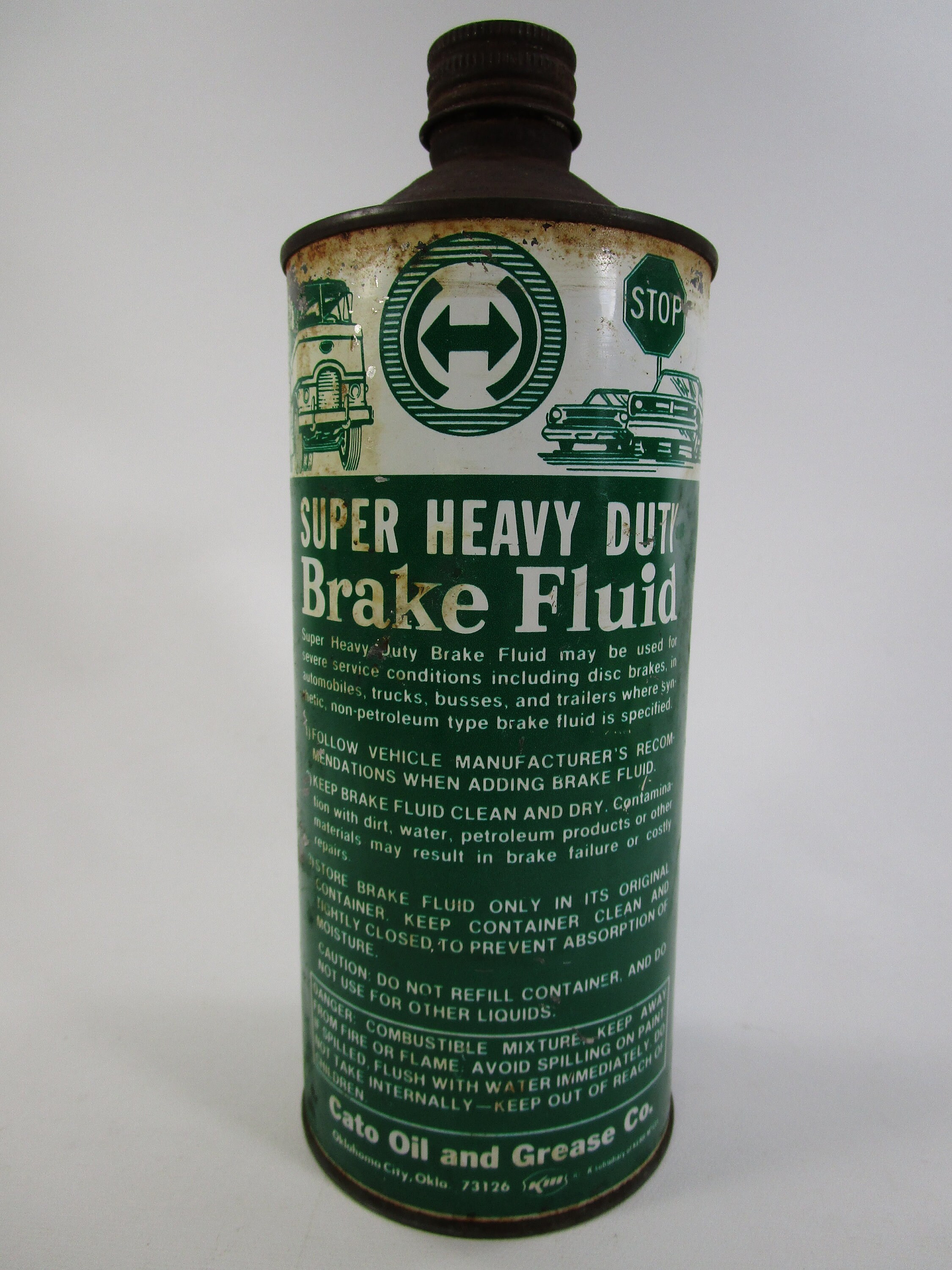 Vintage Cone Top Mystik Brake Fluid Oil Can | Etsy
