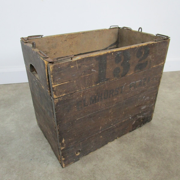 Old Wood Crate - Etsy