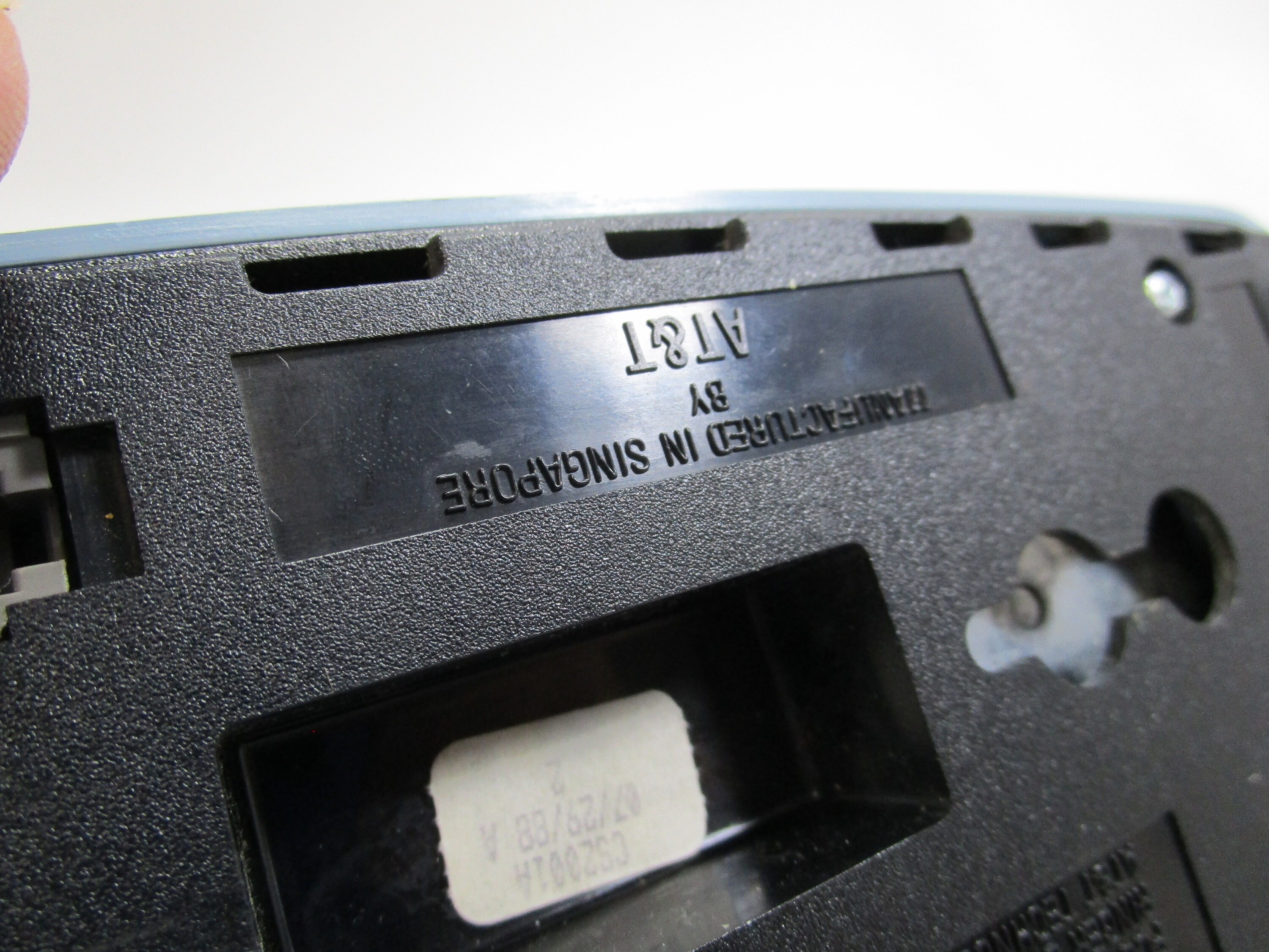 Vintage baby blue push button telephone AT&T | Etsy