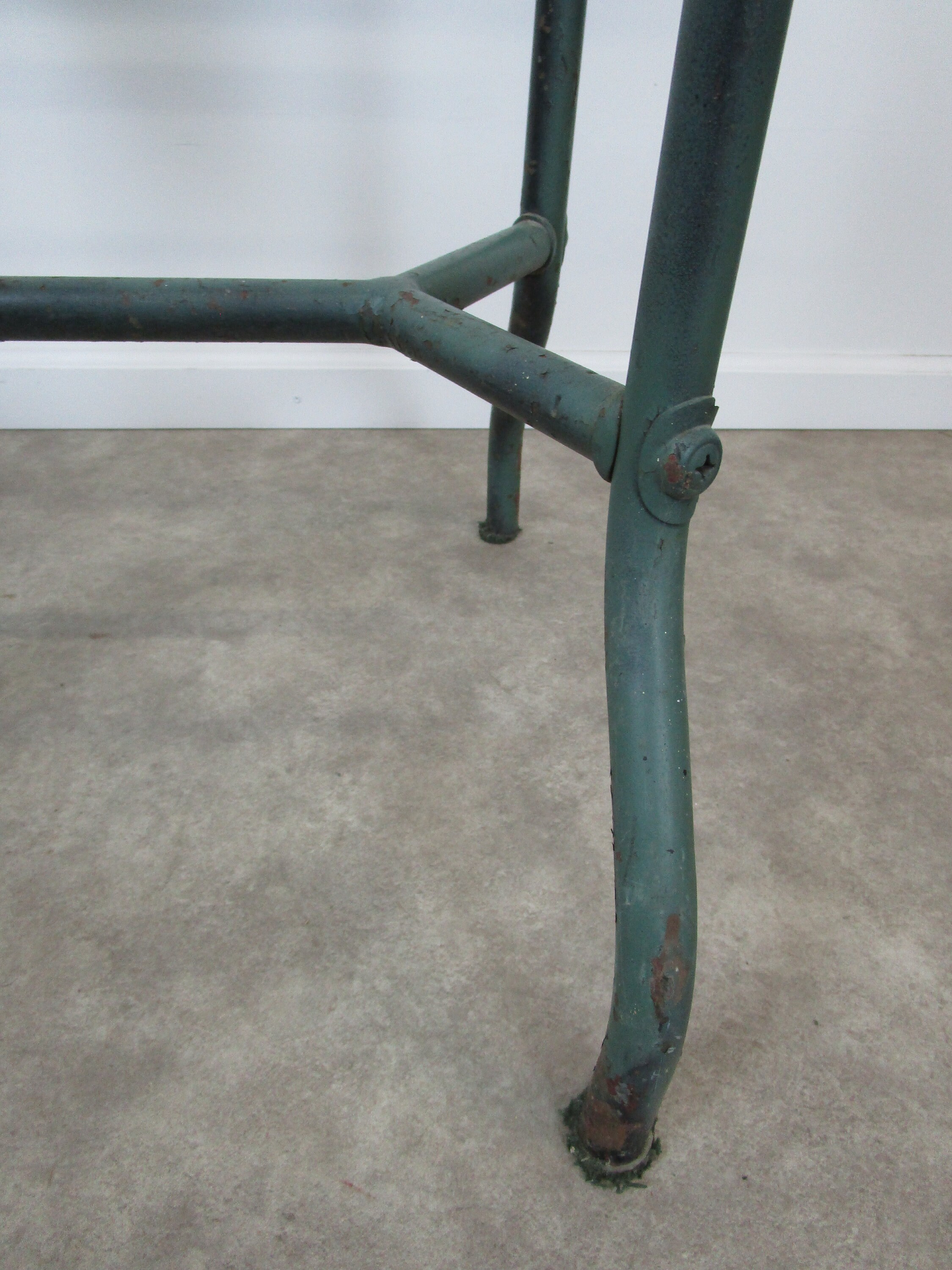 Vintage Industrial Metal Work Stand Table Machine Base | Etsy