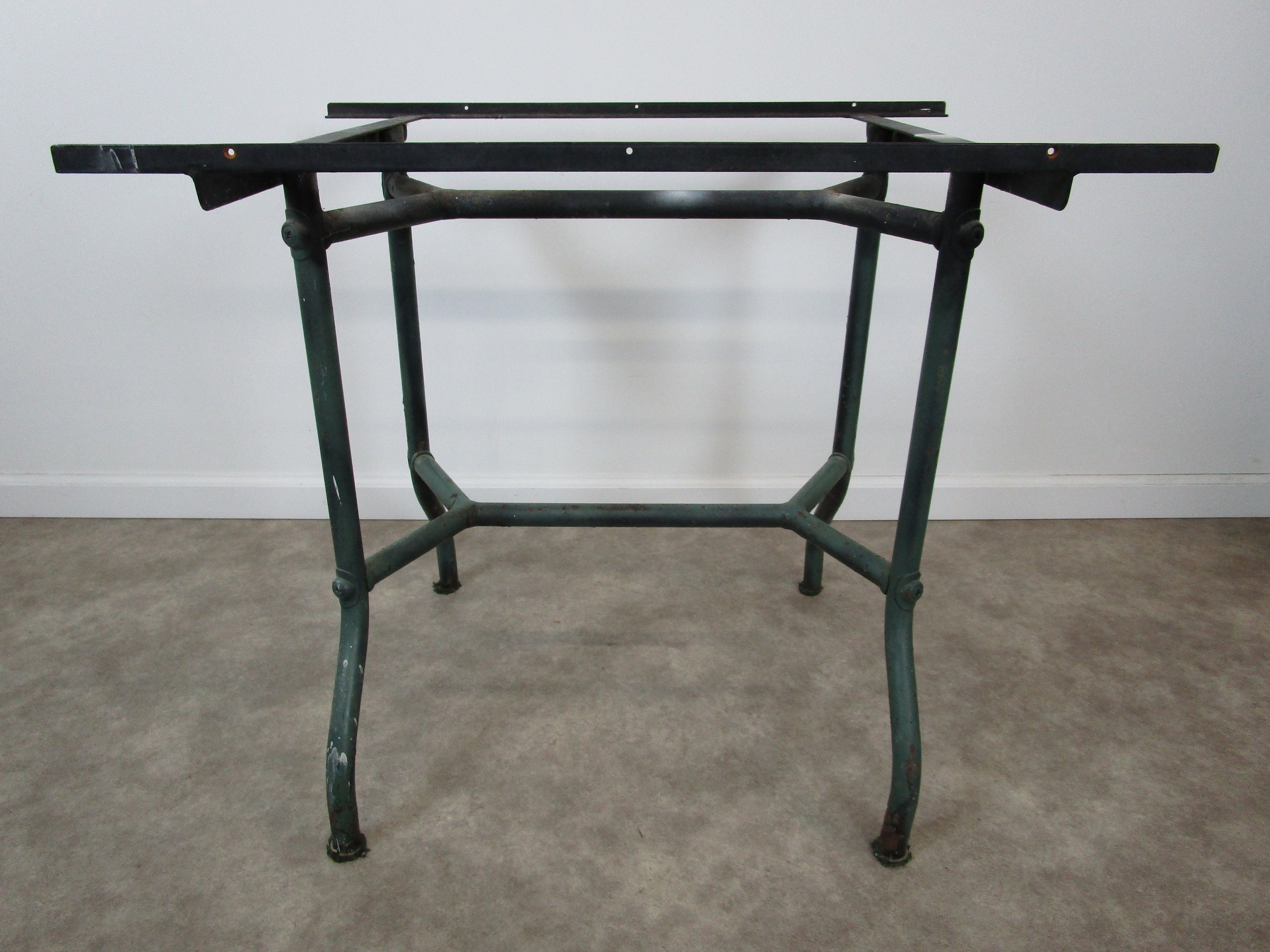 Vintage Industrial Metal Work Stand Table Machine Base | Etsy