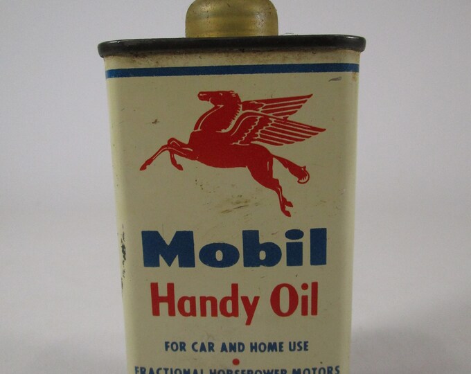Vintage Mobil Handy Oil Can - Etsy