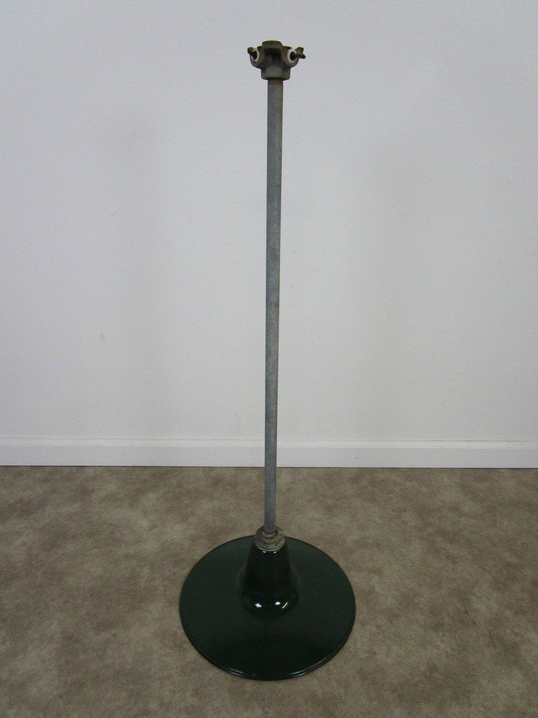 Vintage Green Porcelain Gas Station Ceiling Light Lamp - Etsy