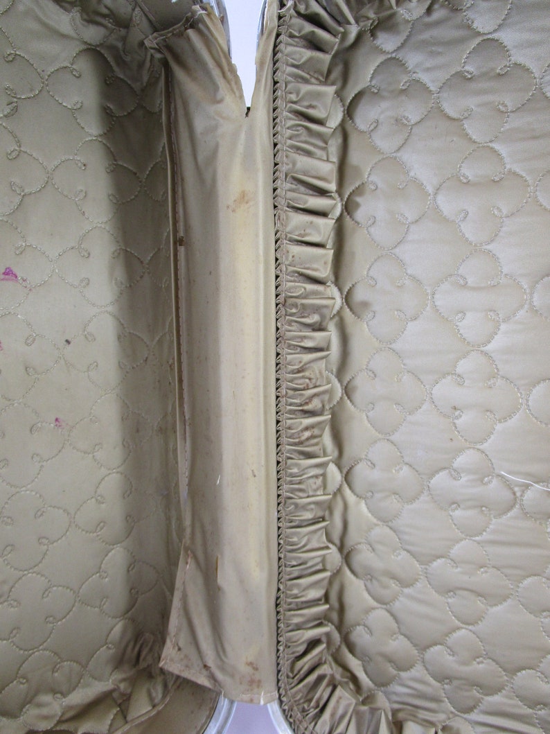 Vintage Red and Gold Small Suitcase - Etsy