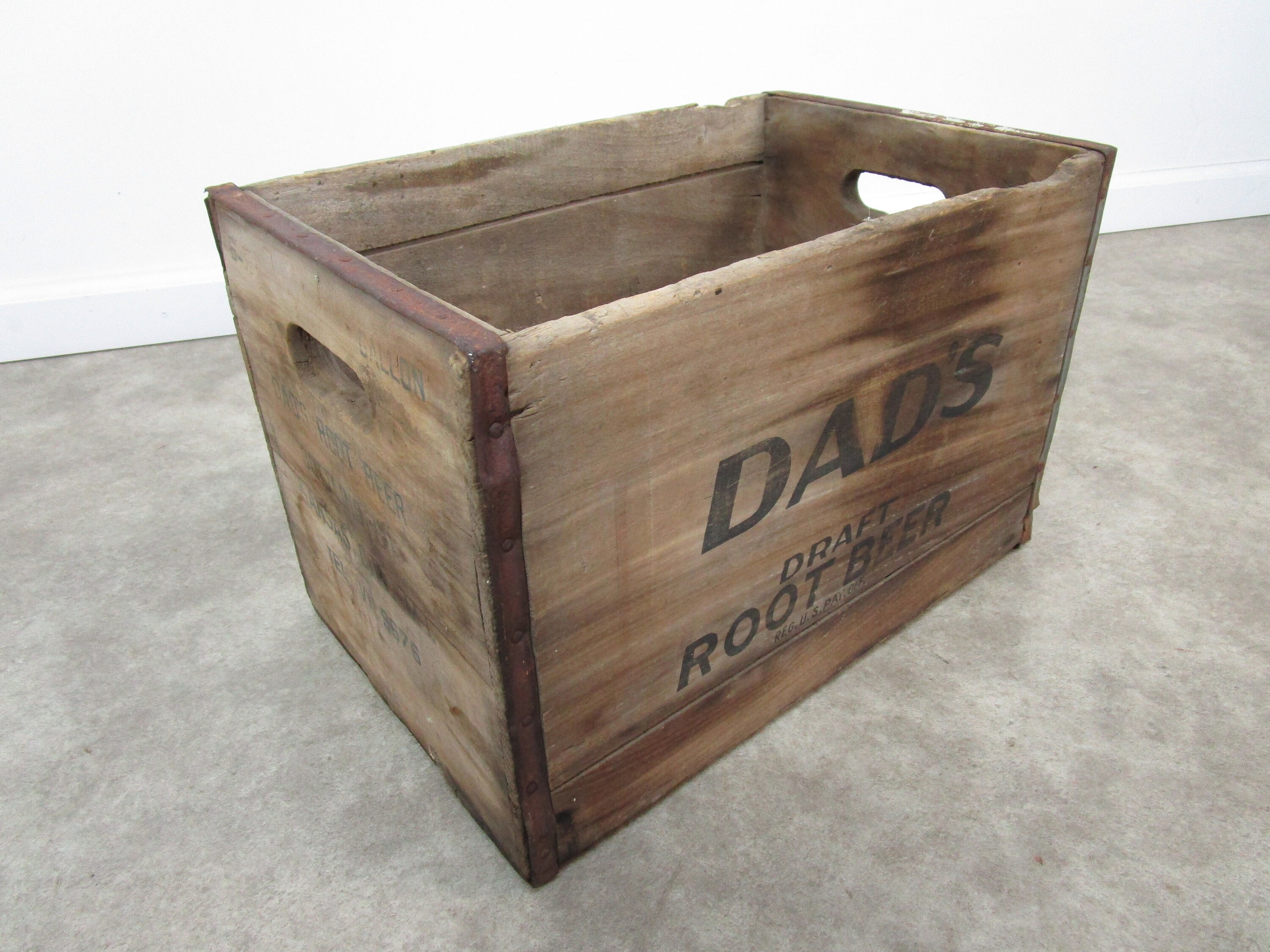 Vintage DADS Root Beer Soda Fountain Crate | Etsy