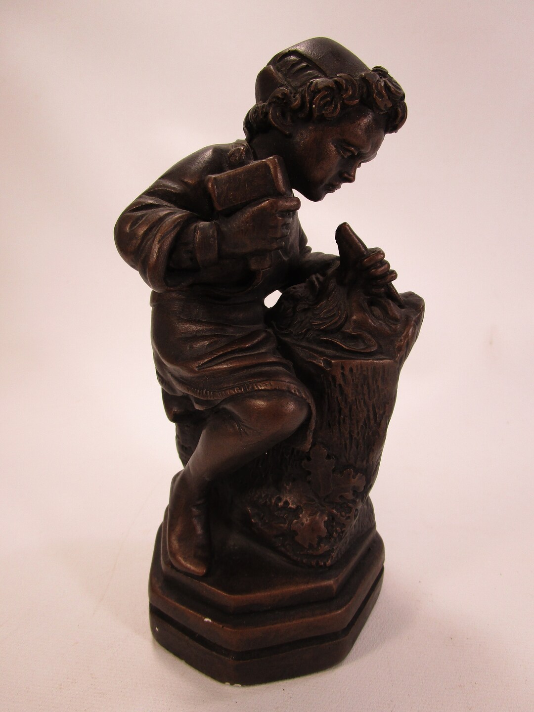 Vintage Michelangelo as Student Statue by Austin Productions 7" - Etsy