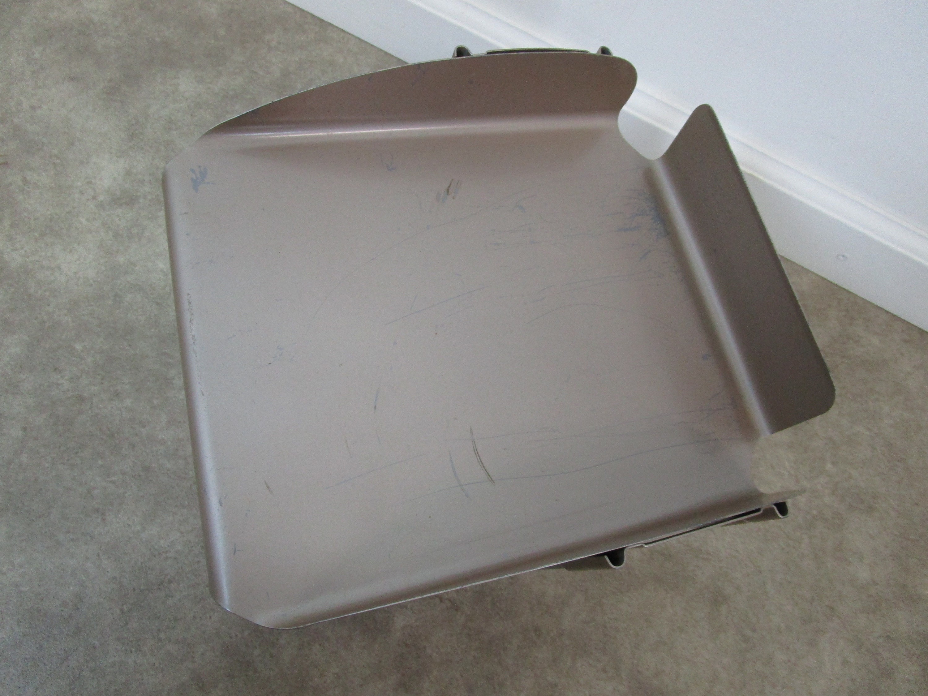 Vintage metal office desk 2 stack paper mail file box | Etsy